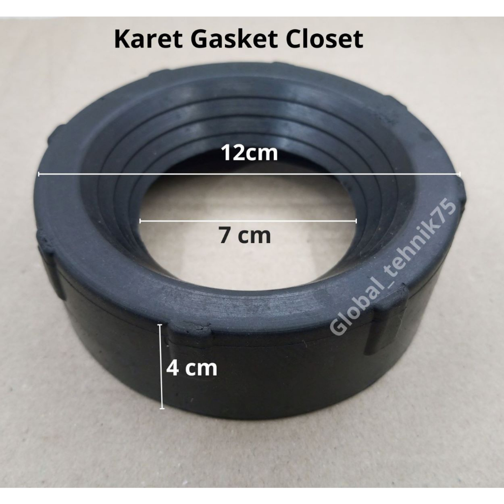 Jual SPARE PART TOILET DUDUK KARET SEAL GASKET CLOSET KLOSET / SEAL ...