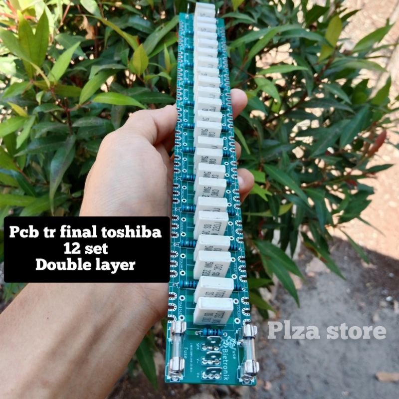 Jual PCB TR FINAL TOSHIBA 12 SET PCB DOBEL LAYER PCB TRANSISTOR FINAL ...