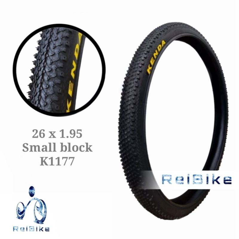 Jual Ban luar kenda 26 x 1.95 k1177 small block nylon premium | Shopee Indonesia