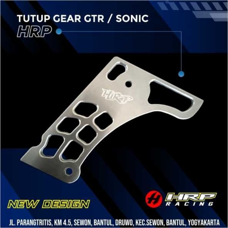 Jual tutup gear honda supra GTR 150 /SONIC 150 HRP RACING | Shopee ...
