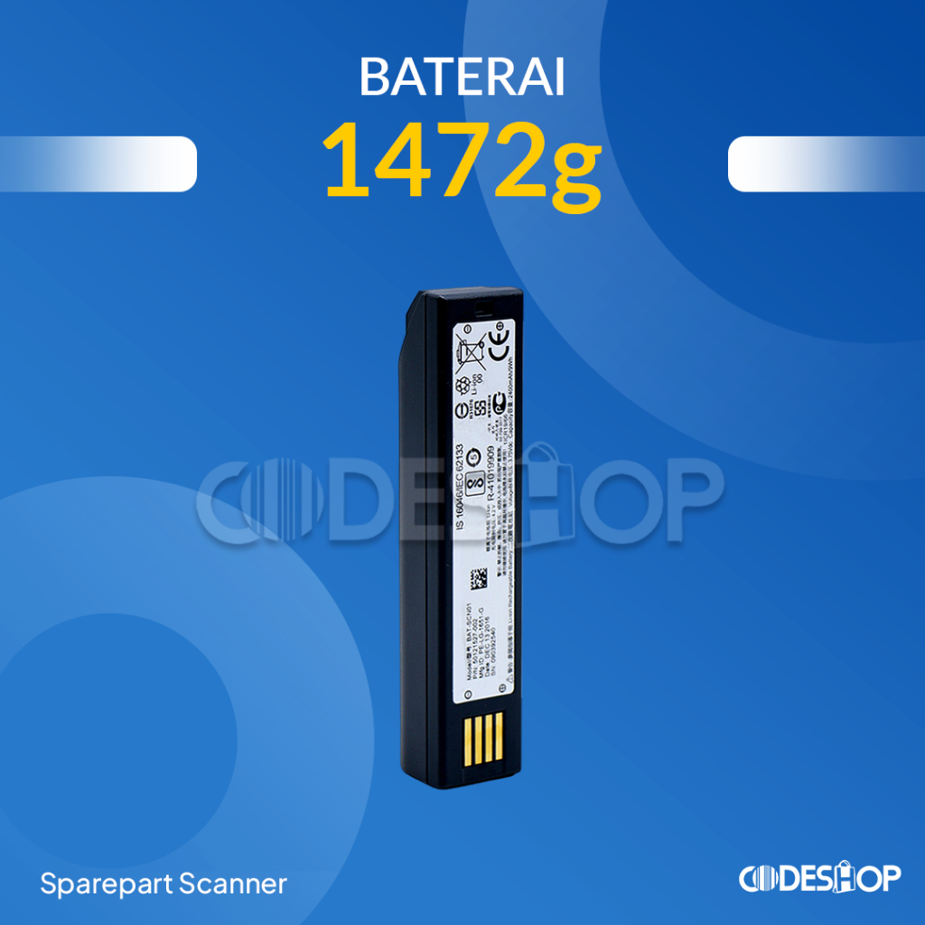 Jual Baterai Scanner HONEYWELL 1472g Cordless Rechargeable Battery ...