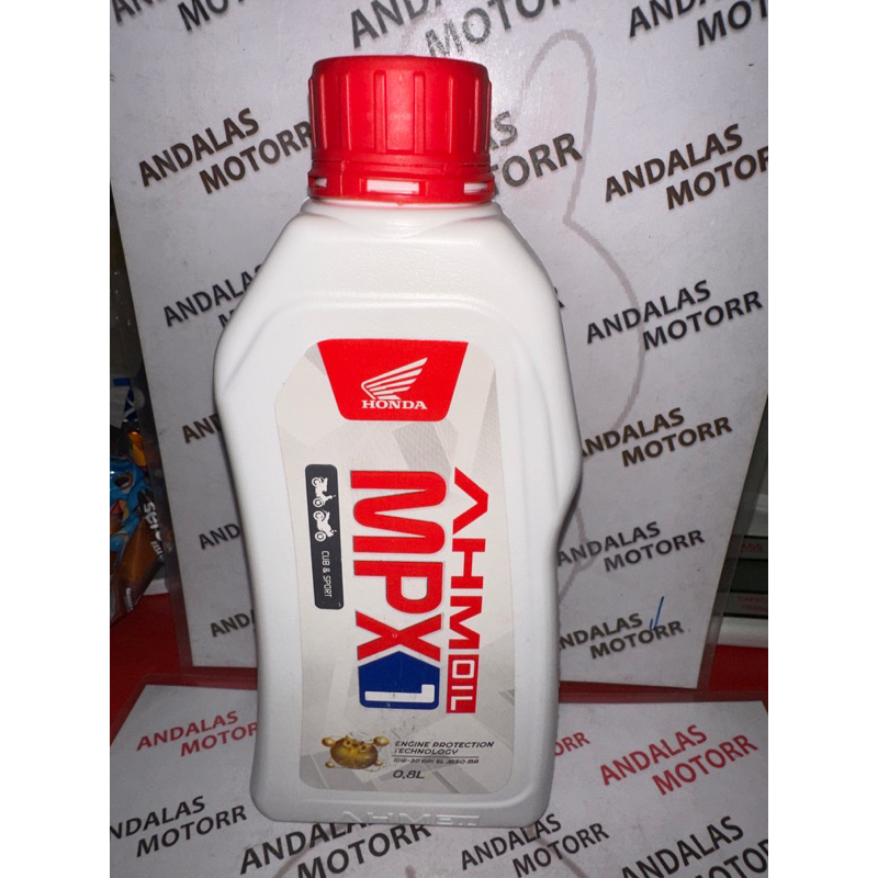 Jual AHM OLI MPX 1 800ML 10-30 OLI BEBEK MPX 1 manual | Shopee Indonesia