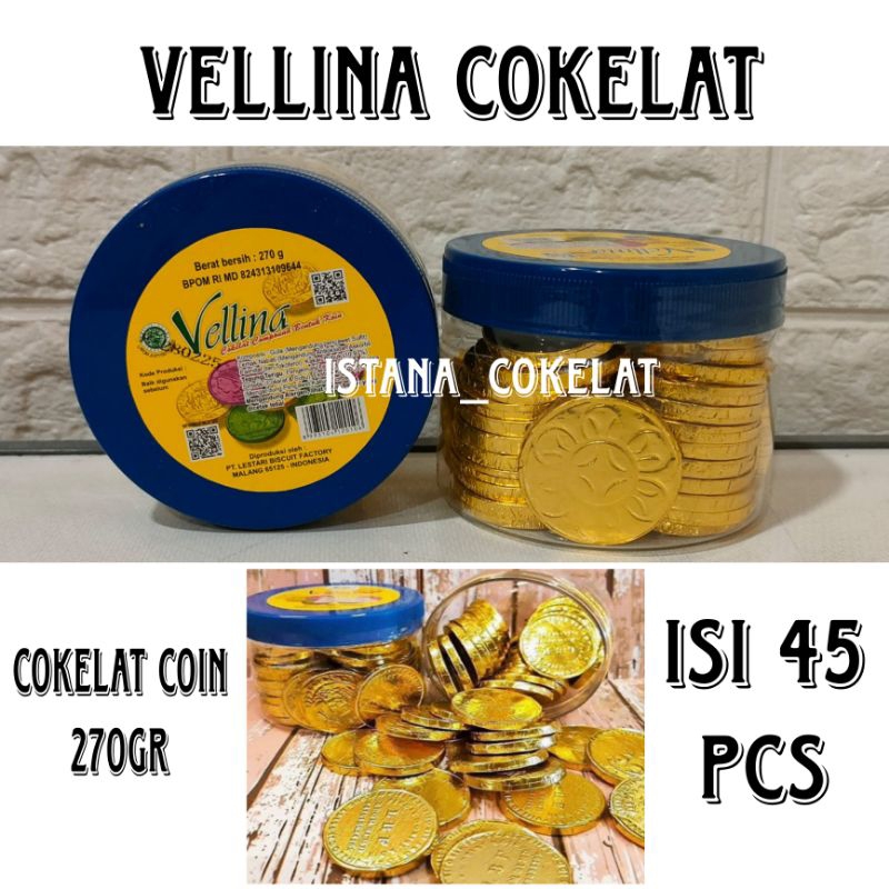 Jual [COKELAT] Velina Cokelat Coin dan cokelat bola jadul | Shopee ...
