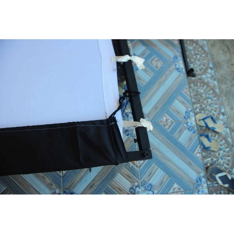 Jual paket frame/rangka&layar proyektor Tampa sambung ukuran 3×5 meter ...