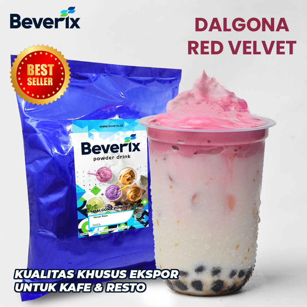 Jual Bubuk DALGONA RASA RED VELVET Beverix Powder Drink Premium Kemasan ...