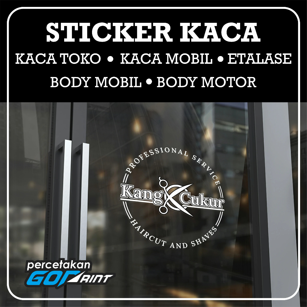 Jual Stiker Cutting kaca, sticker custom komunitas / toko masking decal ...