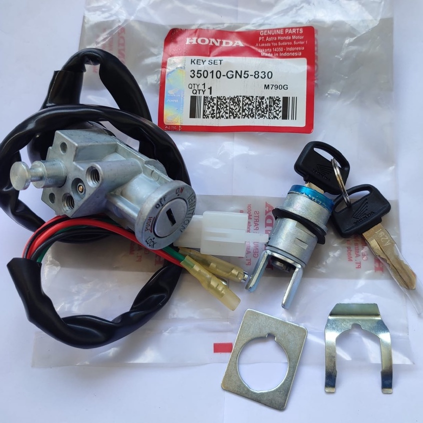 Jual 35010 GN5 830 KUNCI KONTAK/KEY SET GRAND ORI AHM | Shopee Indonesia