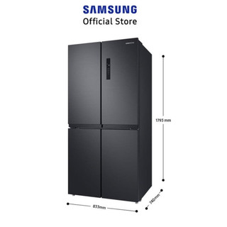 Jual Samsung RF48 RF48A4010B4/SE Kulkas Water Dispenser Twin Cooling ...
