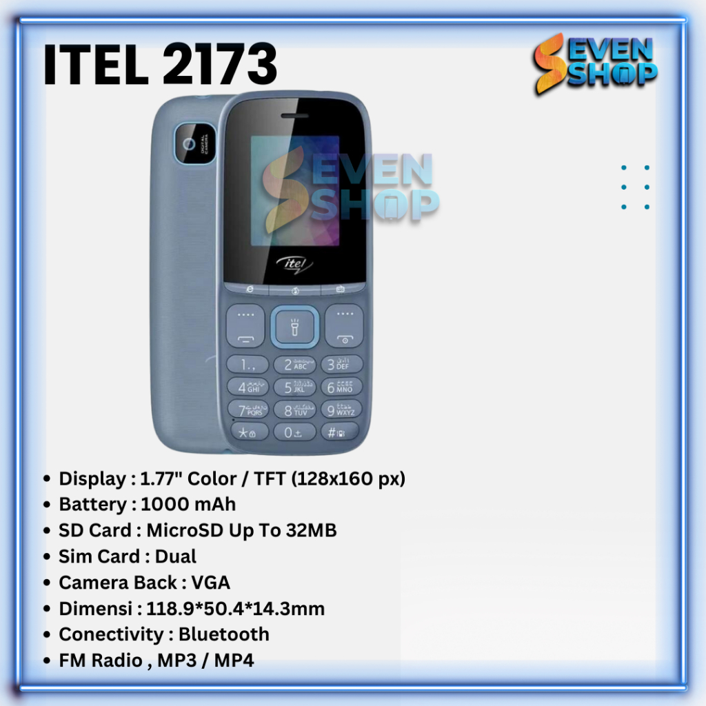 Jual ITEL 2173 GARANSI RESMI | Shopee Indonesia