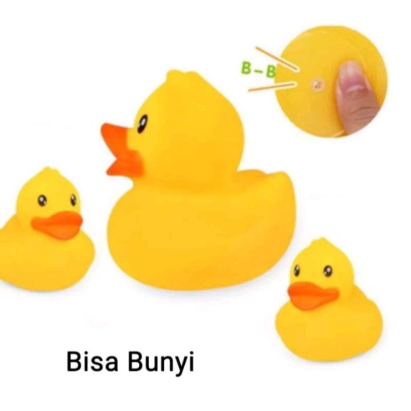 Jual mainan bebek karet isi 6 / mainan bebek berenang dibak mandi ...