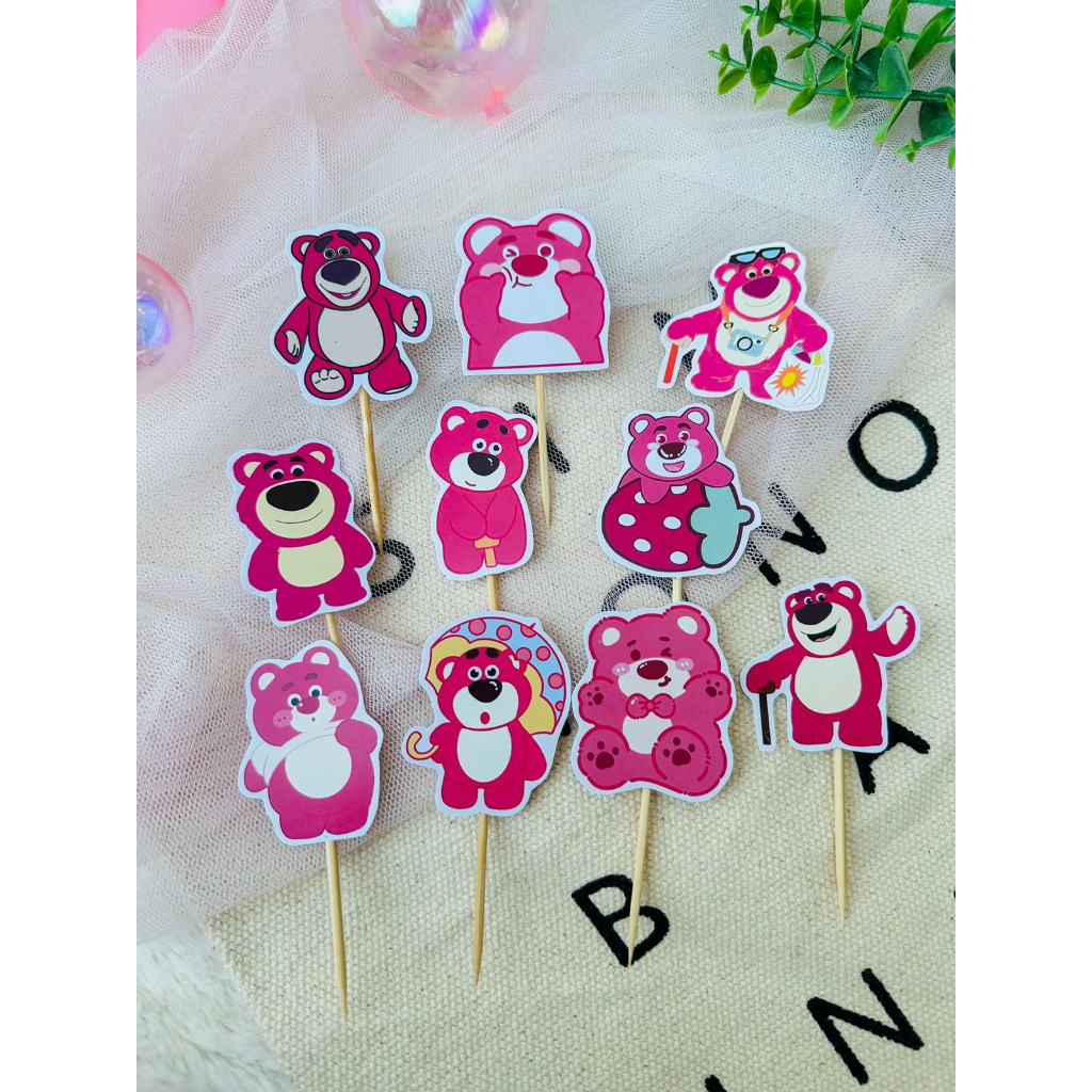Jual Lotso Bear Toy Story Topper Cupcake Birthday / Hiasan Kue Ulang ...