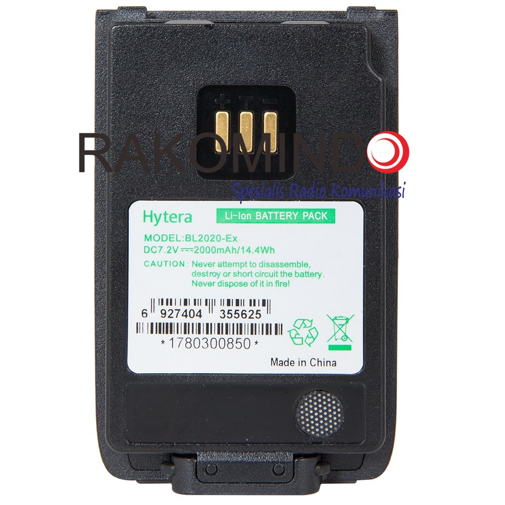 Jual Baterai Hytera BL2020-EX Batre HT Hytera PD788G Original | Shopee ...