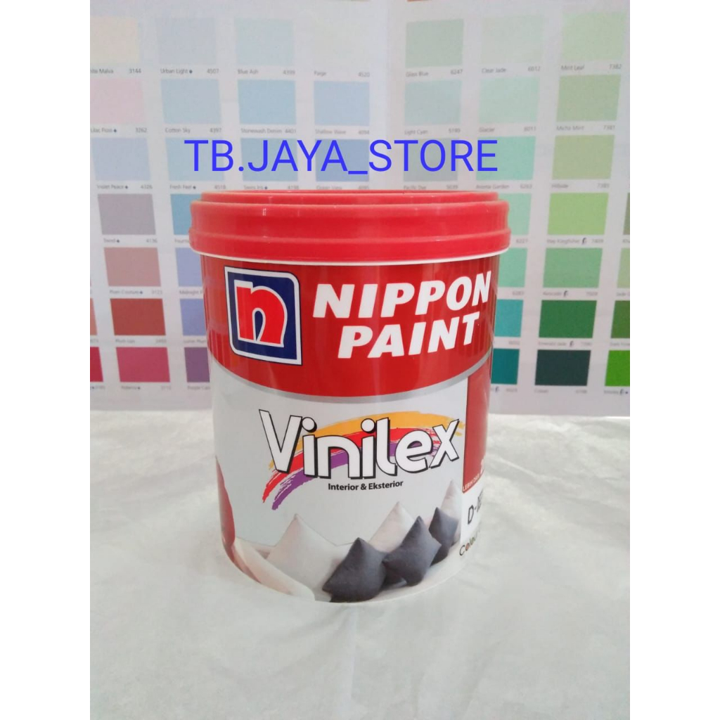 Jual NIPPON VINILEX VINILEX KEMBANG 1 KG CAT TEMBOK VINILEX LILY WHITE ...