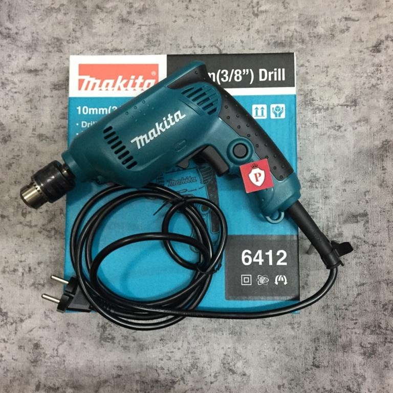 Jual Mesin Bor Tangan 10mm 6412 MAKITA ( 2 arah ) | Shopee Indonesia