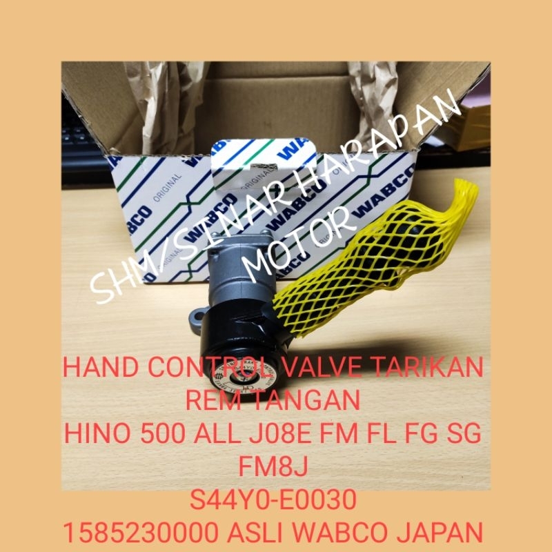 Jual HAND CONTROL VALVE HINO 500 ALL J08E S44Y0-E0030 TARIKAN REM ...