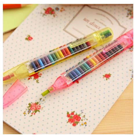 Jual MM Crayon 20 Warna Anak Mahasiswa Alat Lukisan Grafiti Pena Oil ...