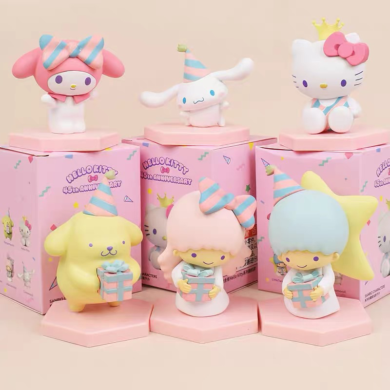 Jual miniso x sanrio figuran mini miniatur dekorasi mainan lucu ...