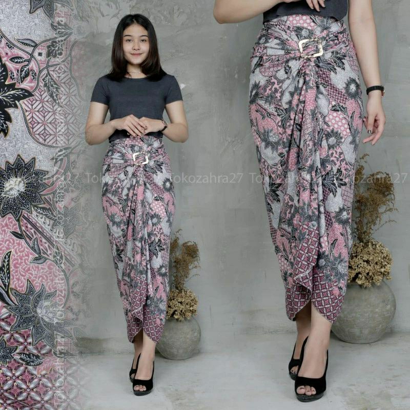 Jual Rok lilit motif batik rok kuliah/rok kondangan/rok kain/rok ...