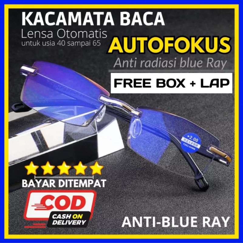 Jual Kacamata baca rabun dekat lansia umur 40 tahun ke atas || kacamata ...