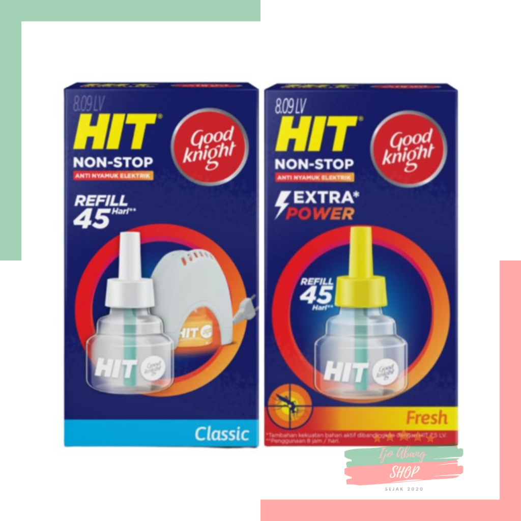 Jual Refill Hit Non Stop 2x35ml / Isi Ulang Hit Anti Nyamuk Elektrik | Shopee Indonesia