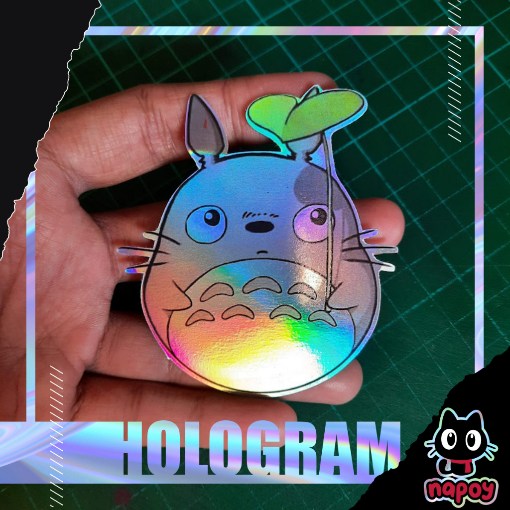 Jual Stiker Hologram Anime Studio Ghibli Totoro Besar | Shopee Indonesia
