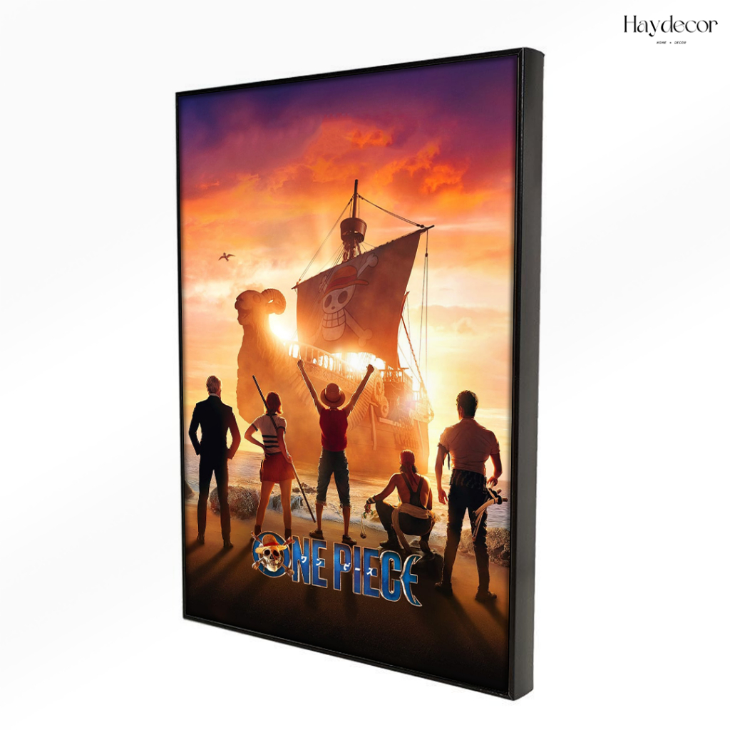 Jual Haydecor Bingkai Fiber Nakama One Piece Live Action Photowall