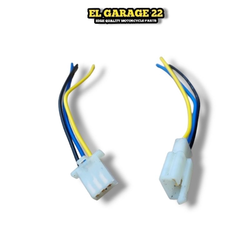 Jual Kabel soket sambungan kabel body lampu 3 pin motor mobil male ...