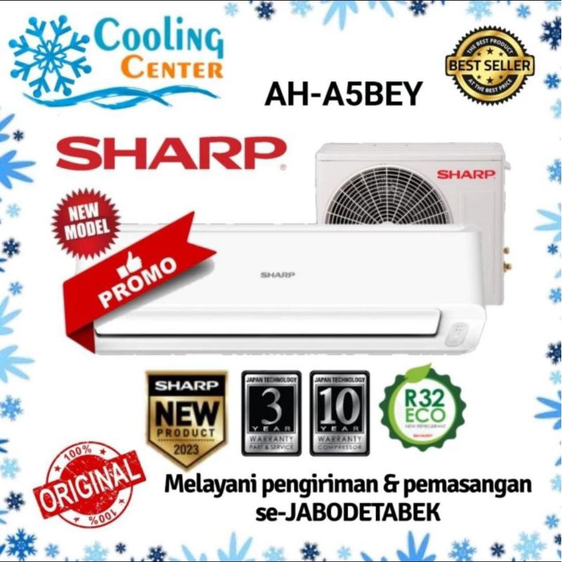 Jual AC SHARP AH - A 5 ZCY 0,5 PK AH-A5ZCY LOW WATT + PASANG INSTALASI | Shopee Indonesia