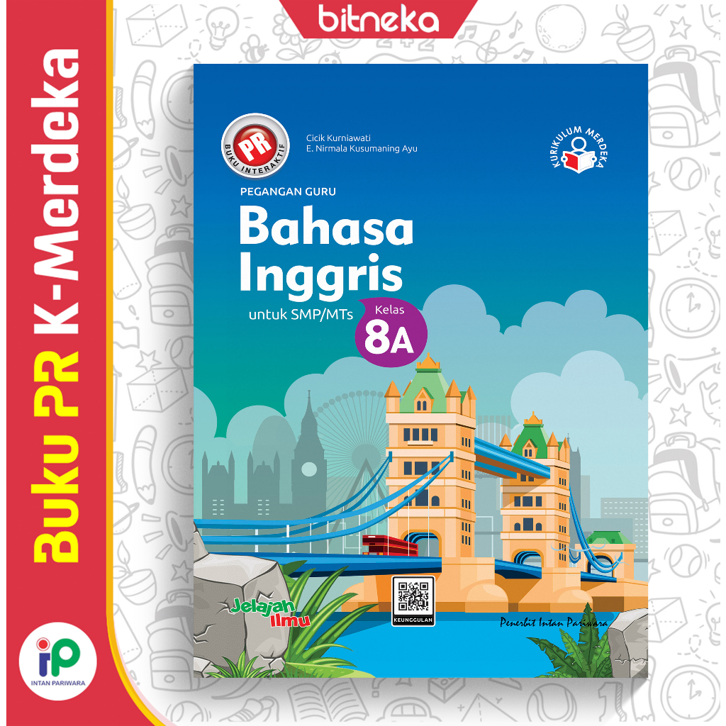 Jual Buku PR Interaktif Bahasa Inggris 8A SMP/MTs Kelas 8 Semester 1 - Kurikulum Merdeka - Intan ...