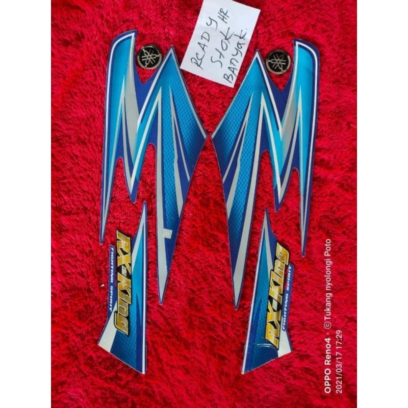Jual Lis Stiker striping RX king 2002 biru lengkap seperti di gambar ...