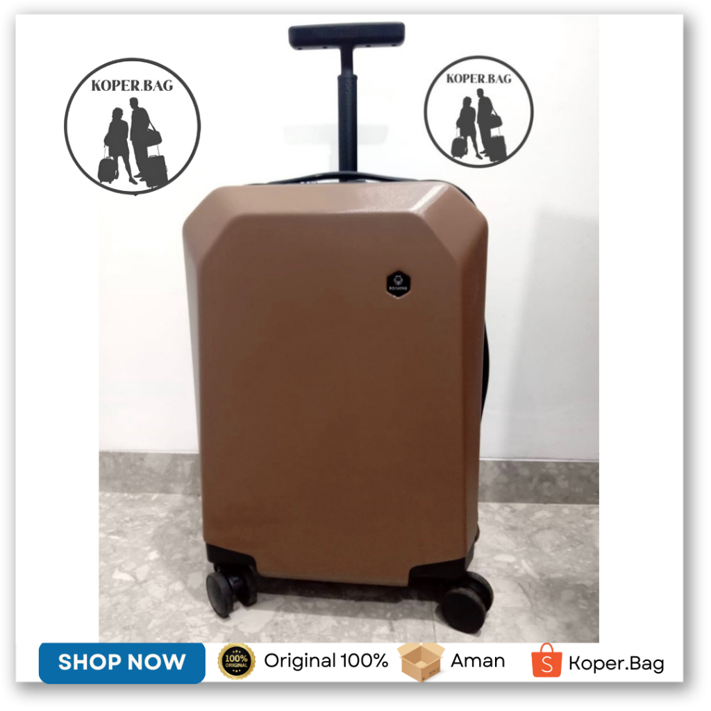 Jual Koper Roaming KB004 uk 20 in SINGLE STICK + DOUBLE ZIPPER + TSA ...