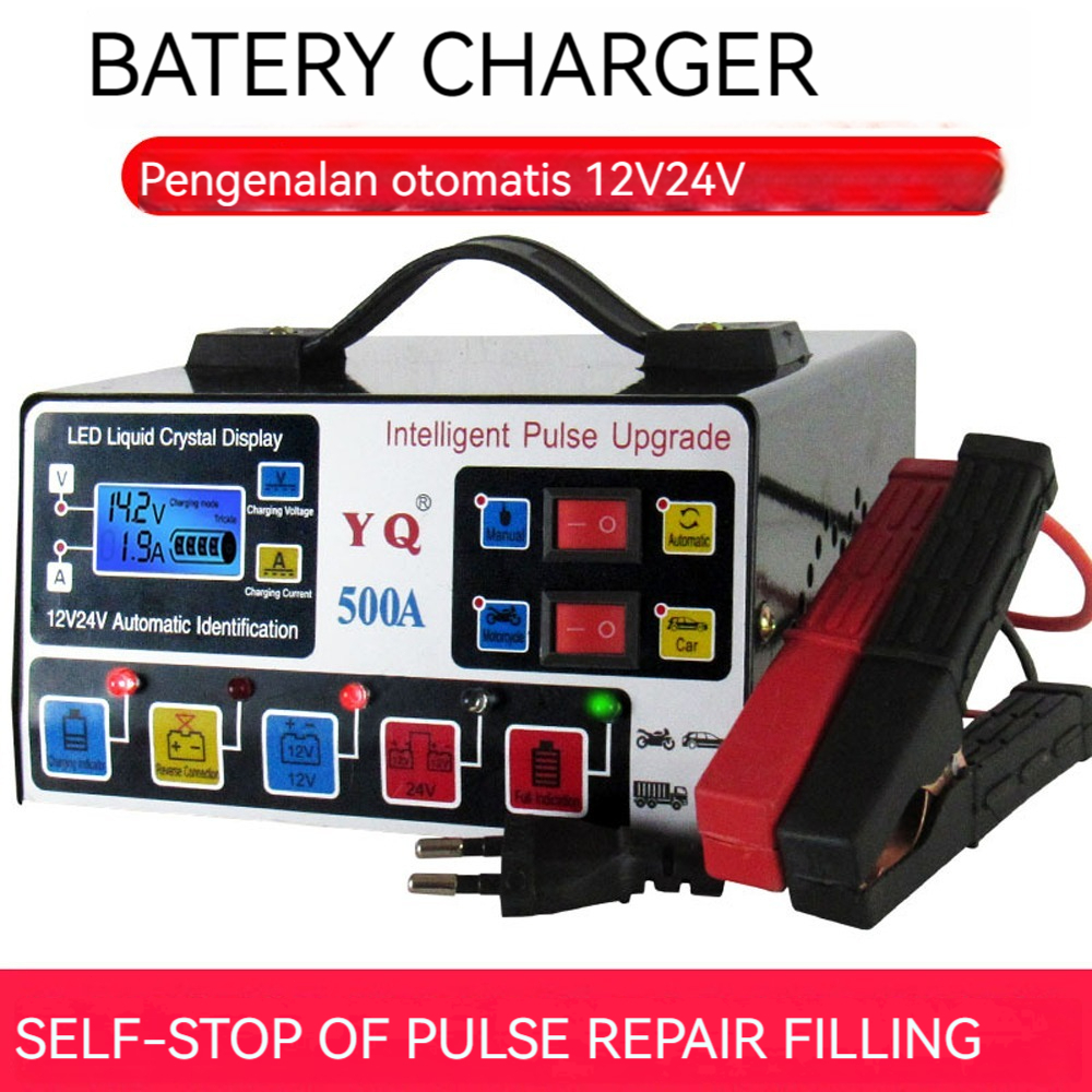 Jual Charger Aki Otomatis Smart Intelligent Auto Repair Mobil Pengisi ...