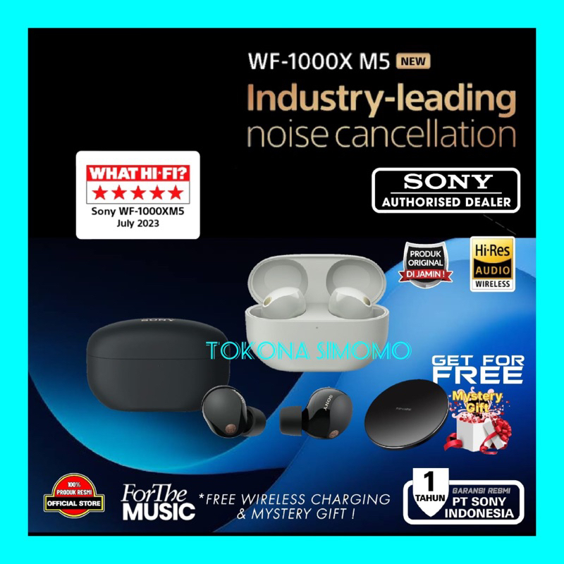 Jual Sony WF1000XM5 / WF 1000XM5 True Wireless TWS Noise Cancelling ...