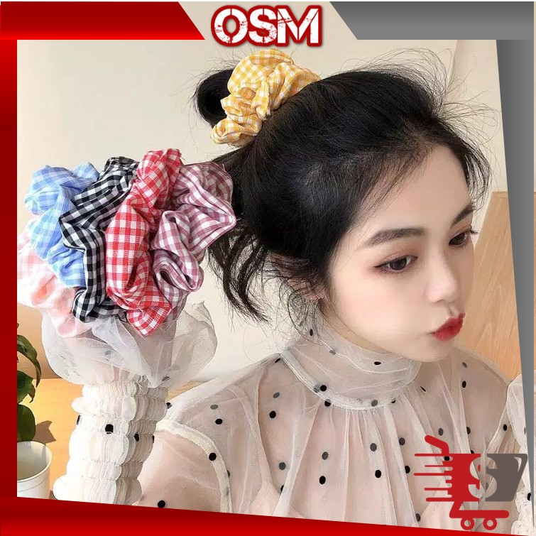 Jual OSM - F5130 Ikat Rambut Gaya Korea / Scrunchie Kunciran Rambut ...