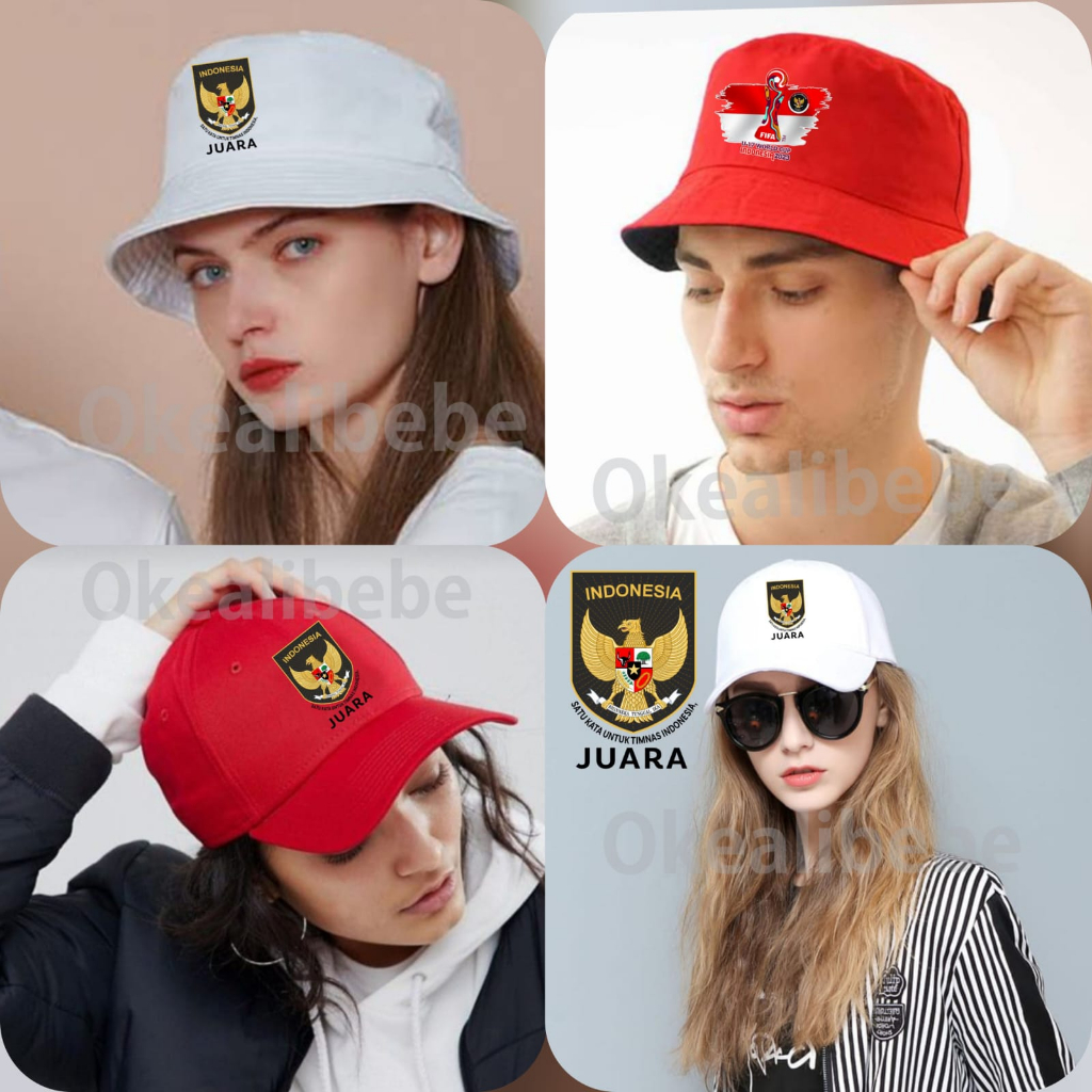 Jual TOPI BASEBALL DAN BUCKET LOGO PIALA DUNIA U17 DAN GARUDA JUARA ...