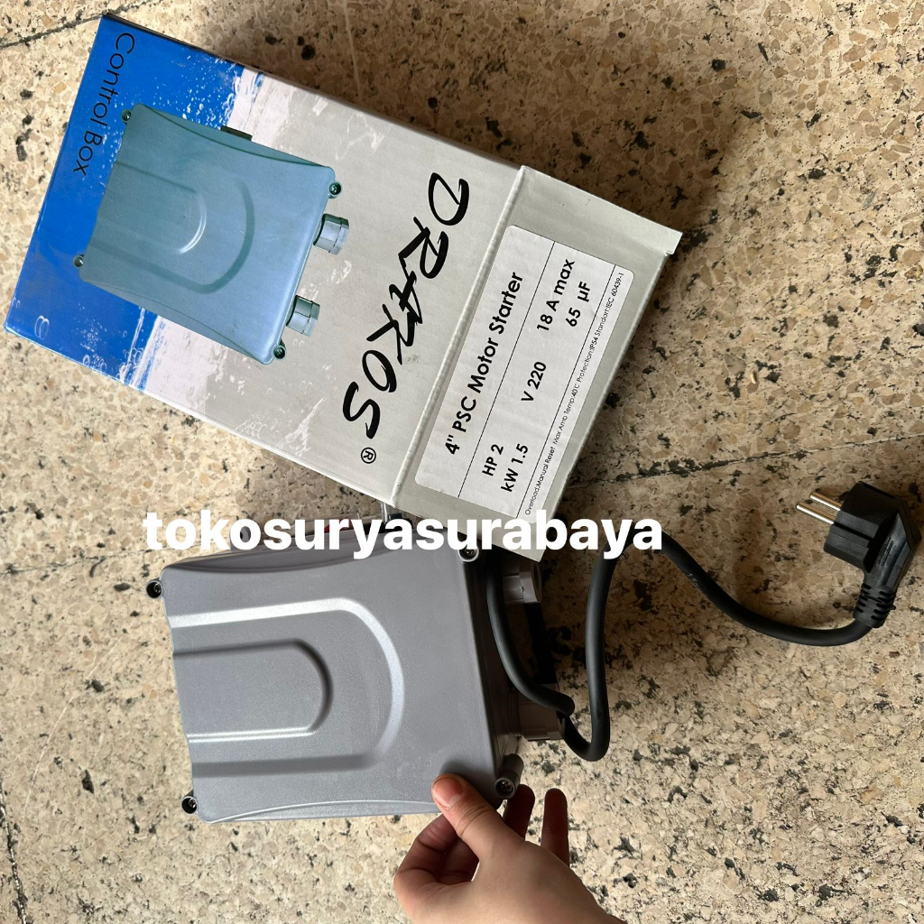 Jual Control Box 2 HP 4 inch 2 HP spare Part pompa submersible box control box pompa submersible ...