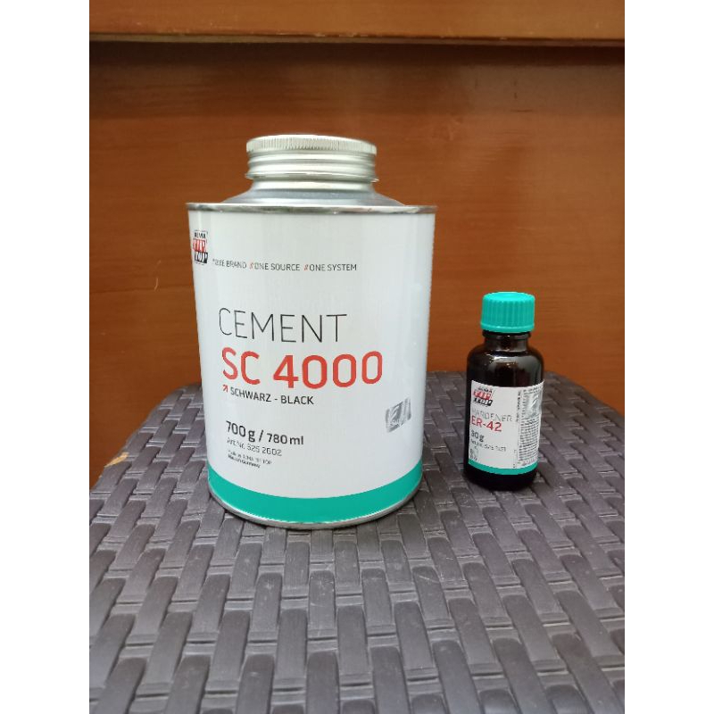 Jual lem conveyor SC4000 (700gram)black+hardener Rema tip top | Shopee ...