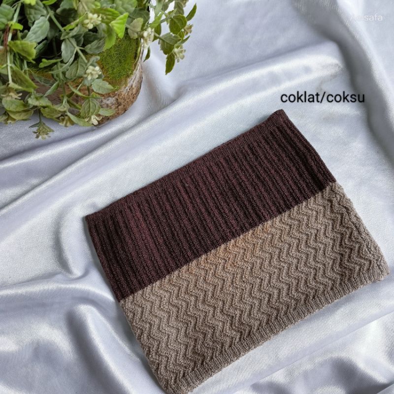 Jual IKET | CIPUT RAJUT PREMIUM Victory motif zig-zag dan Salur 2 in 1 ...