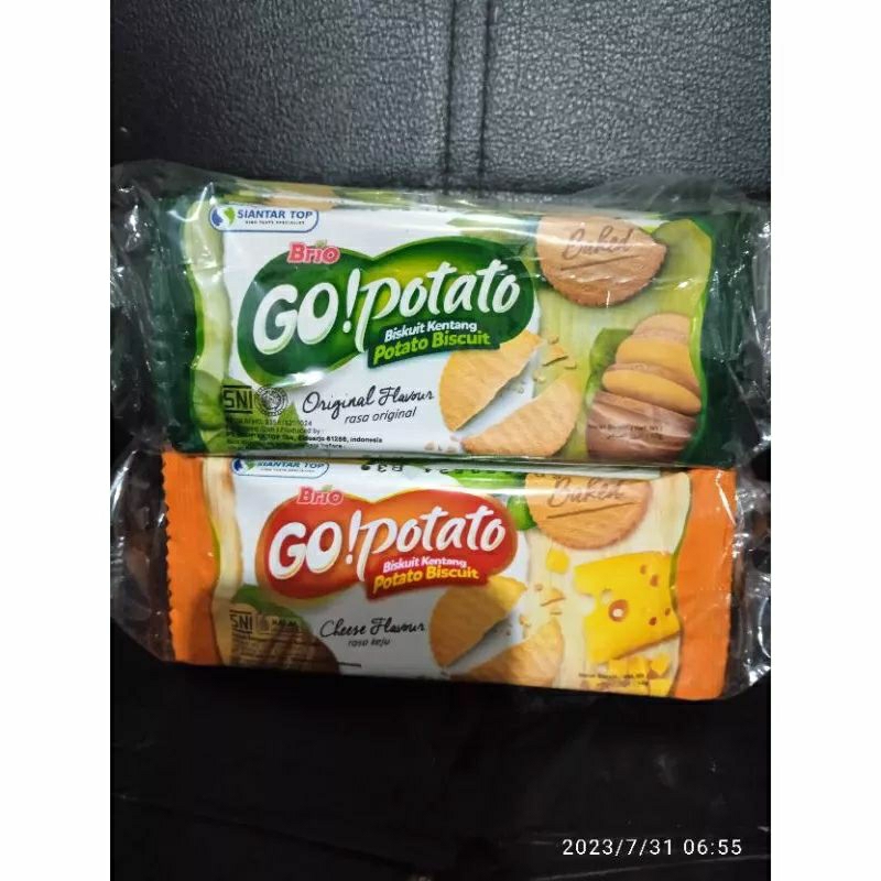 Jual Go Potato original dan keju (Rencengan) Biskuit Kentang Enak dan ...