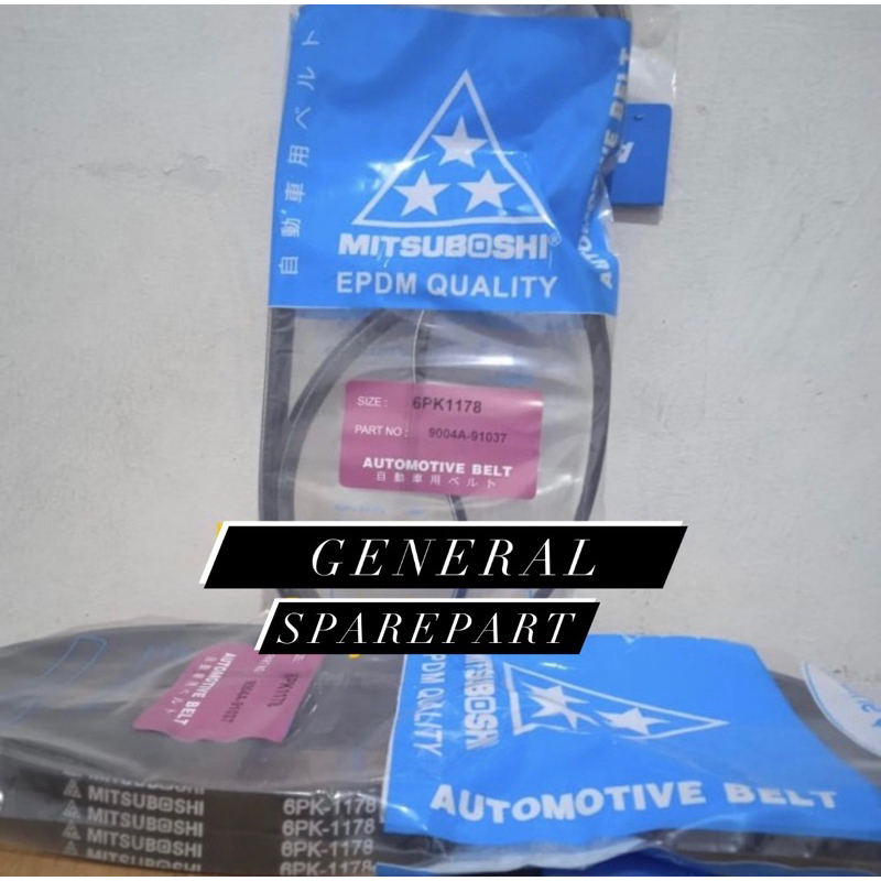 Jual van belt fanbelt fan belt 6PK 1178 Toyota Sienta | Shopee Indonesia