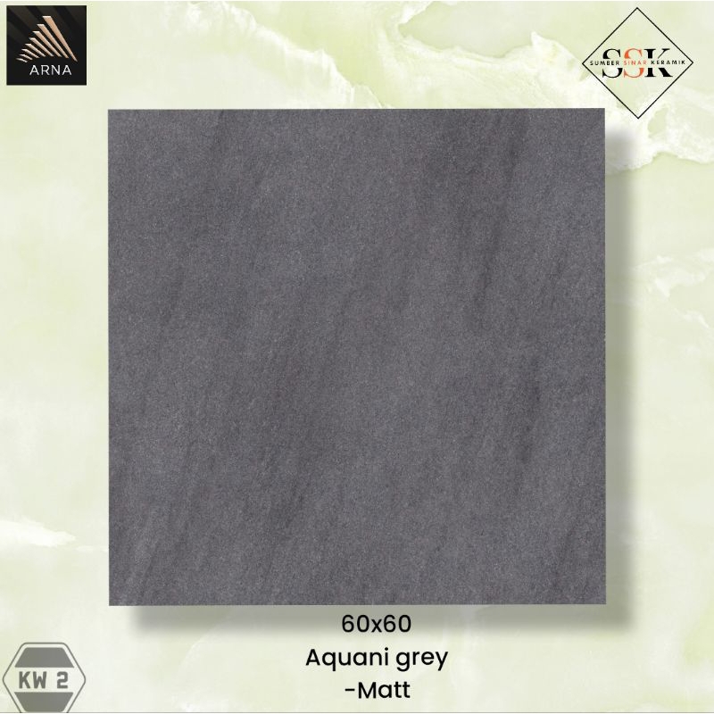 Jual Granit lantai carpot 60x60 aquani dark grey matt arna eco/2 | Shopee Indonesia
