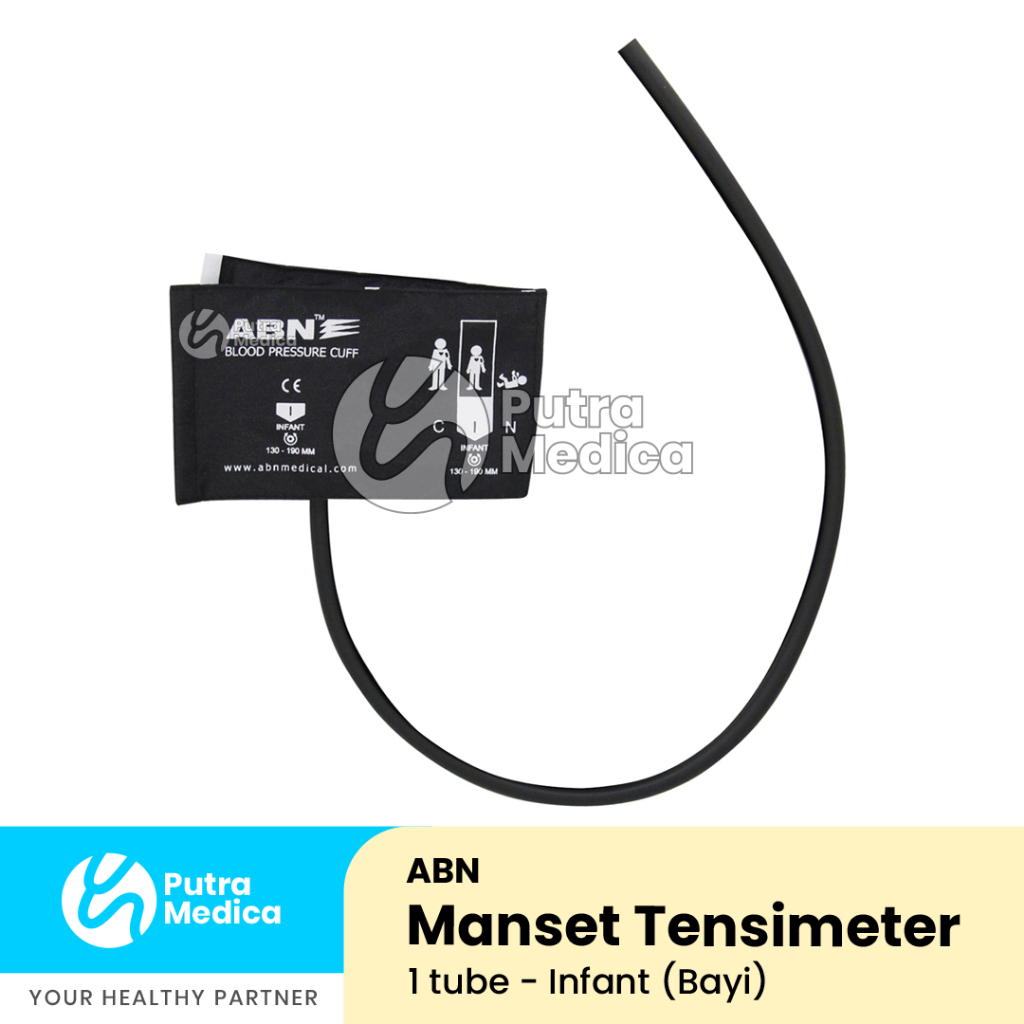 Jual ABN Manset Tensimeter 1 Selang Bayi / Nylon Cuff Tensi Jarum ...