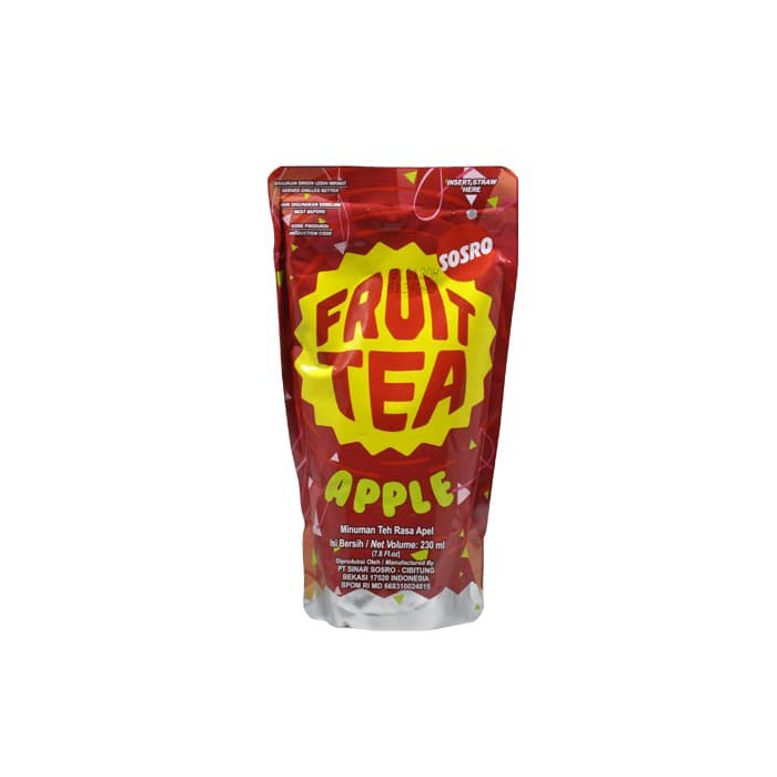 Jual Fruit Tea Pouch Apel 230ml | Shopee Indonesia