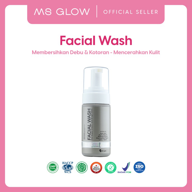 Jual FACIAL WASH MS GLOW / SABUN WAJAH MS GLOW / FACIAL WASH GOLDEN ...