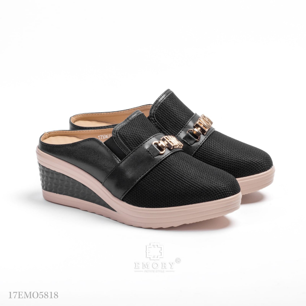 Jual SANDAL WEDGES WANITA EMORY STYLE Adrella 17EMO 5818 MB | Shopee ...