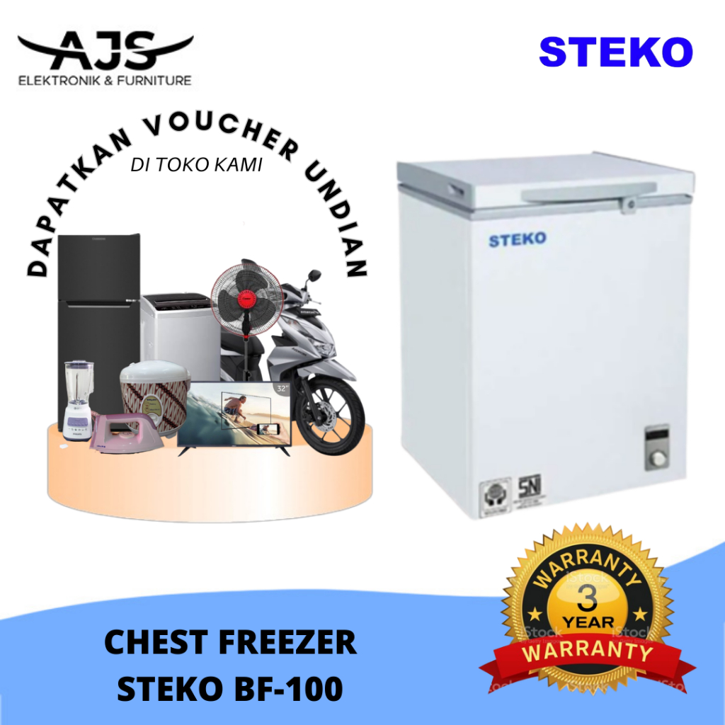 Jual FREEZER BOX DAGING STEKO BF-100 CHEST FREZZER KULKAS DAGING ES ...