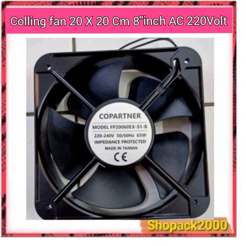Jual Colling Fan Ac Copartnert 20 x 20 x 6 cm 8 inch kipas Pendingin ...