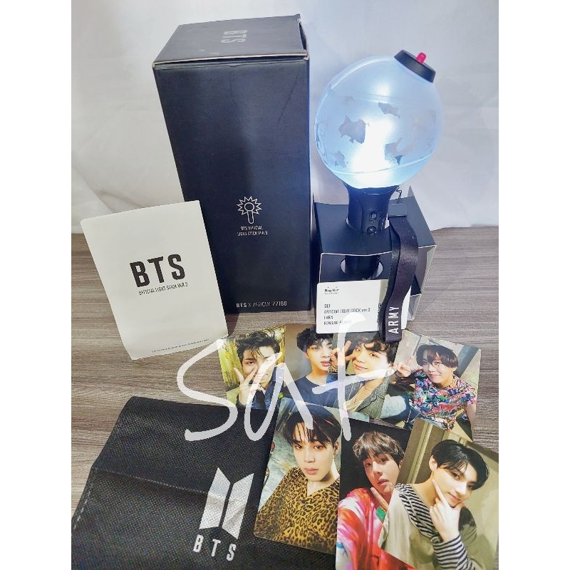 Jual OFFICIAL LIGHT STICK BTS VER. 3 - FULL SET | Shopee Indonesia