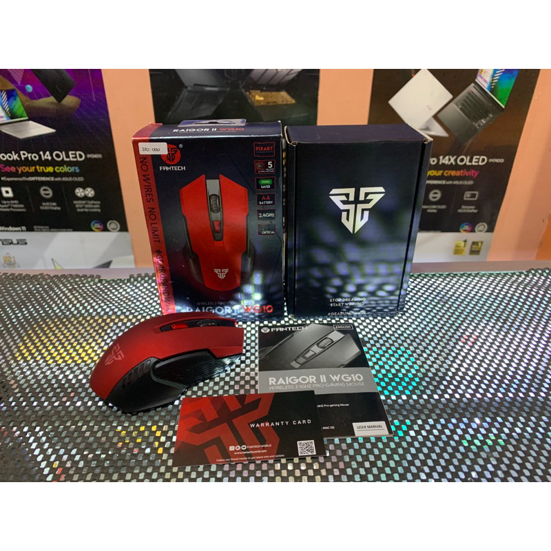 Jual Mouse Wireless Gaming Fantech WG10 | Shopee Indonesia