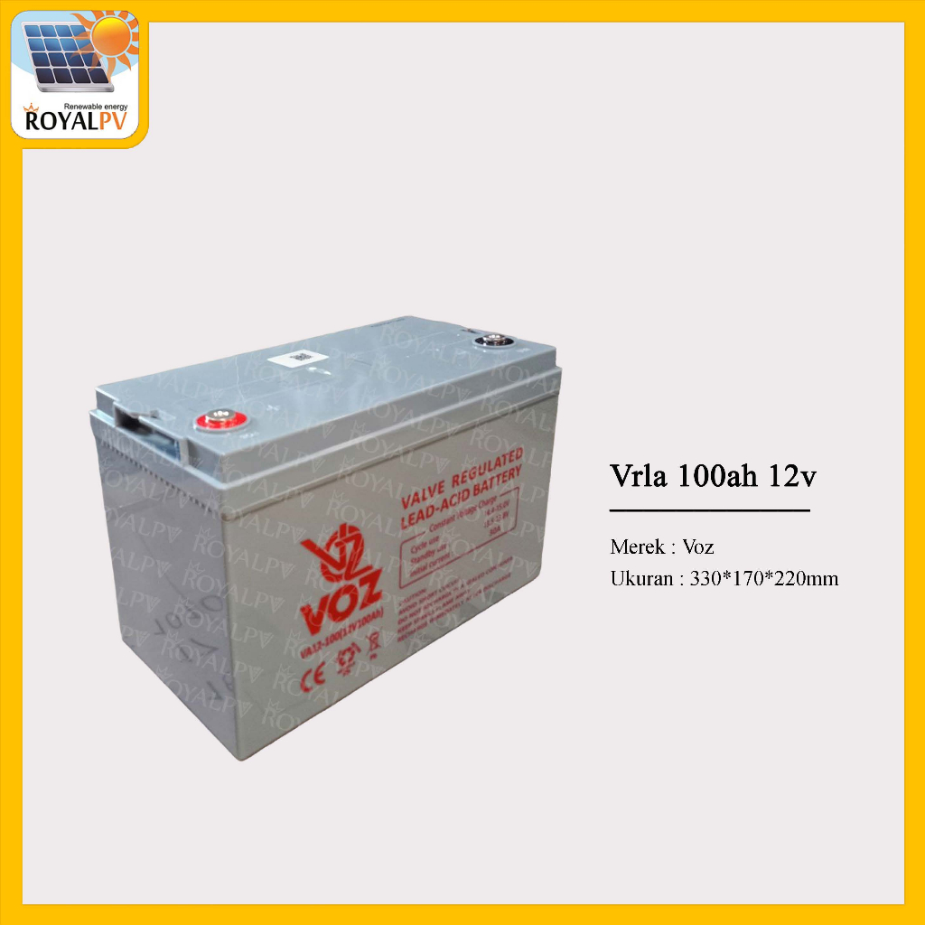 Jual Baterai 100ah 12v, baterai vrla 100ah 12v, baterai ups 100ah 12v, baterai 12v 100ah ...